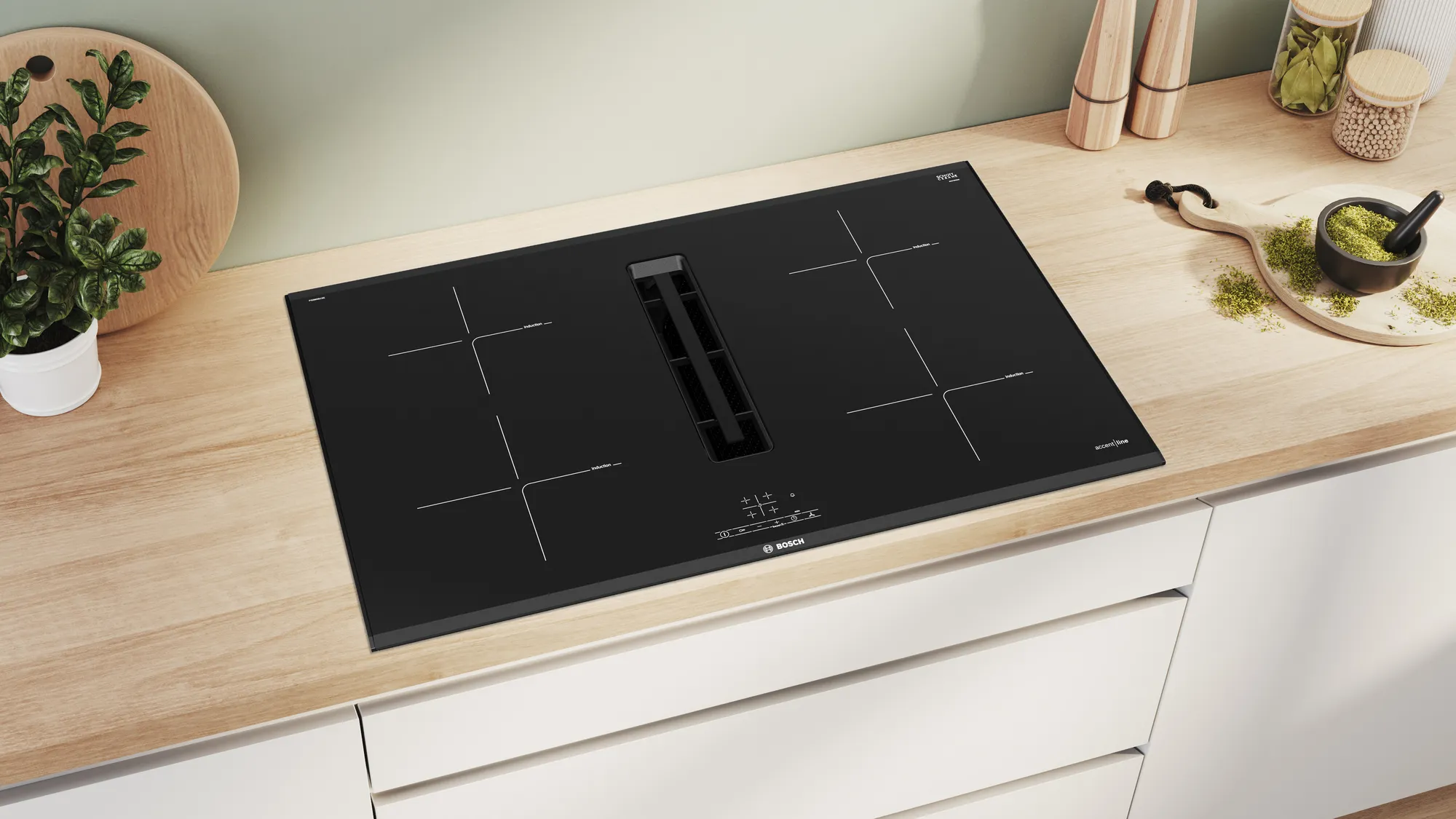 Płyta indukcyjna z okapem BOSCH 80cm - IT-shop24.pl Rzeszów